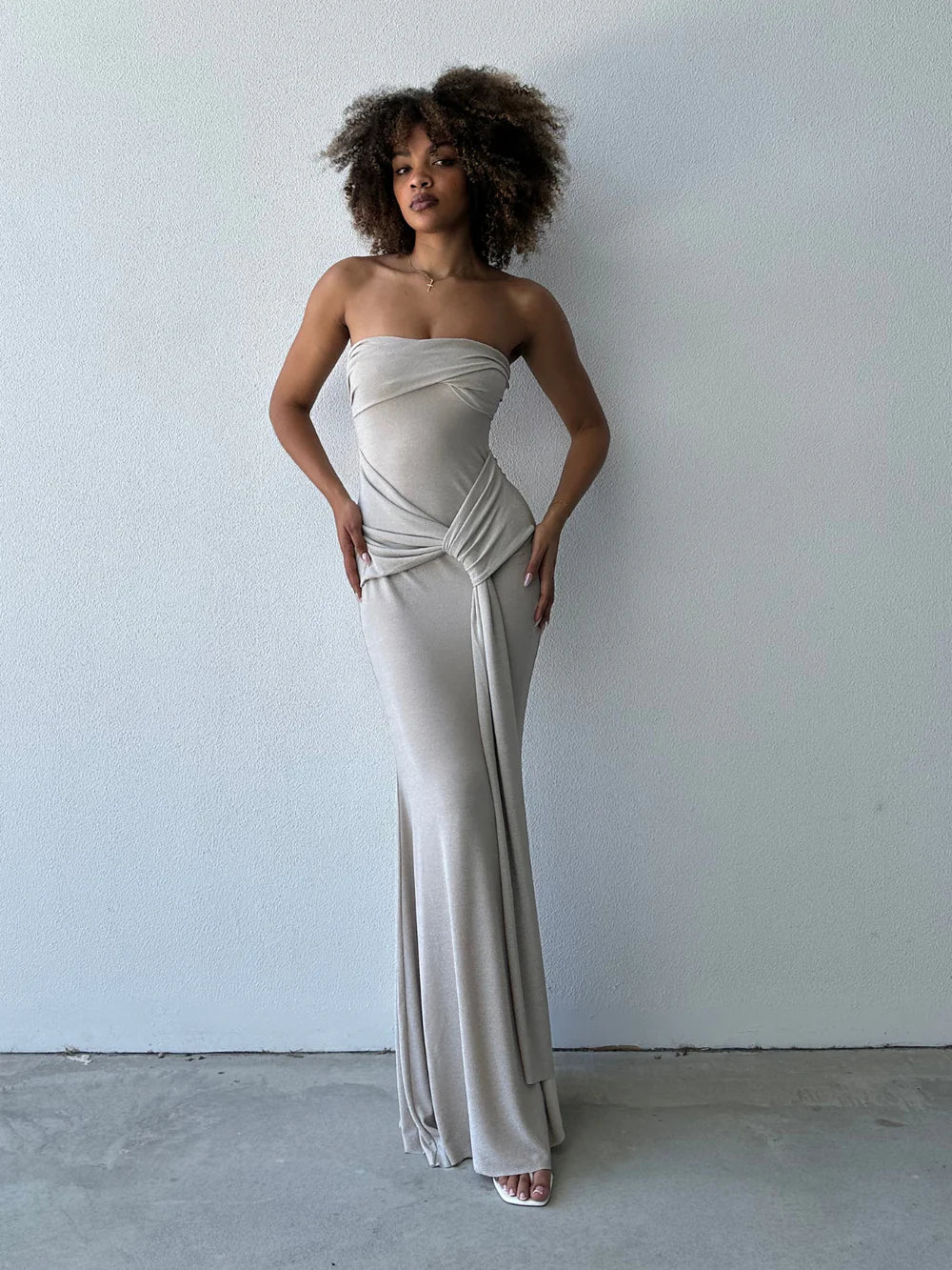 Hire Studio LEXI Tiffany Dress in Champagne – TheOnlyDress Hire